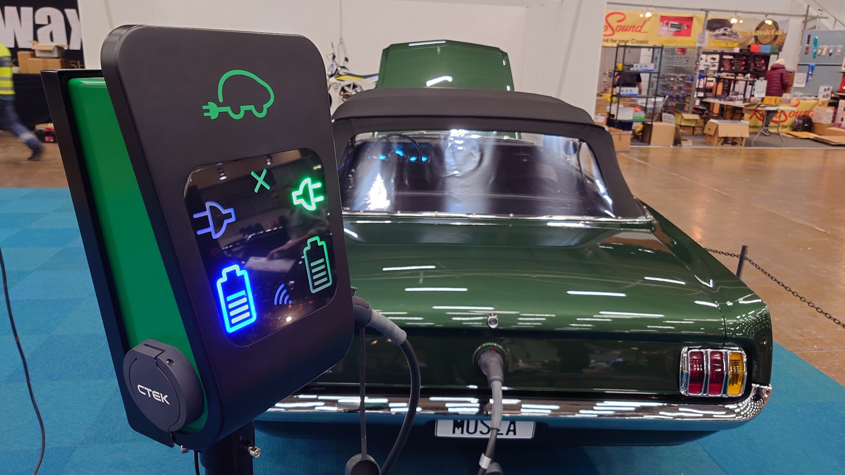 GZ Racing's Electrified Classic Mustang with Tesla Tech and CTEK Power ...